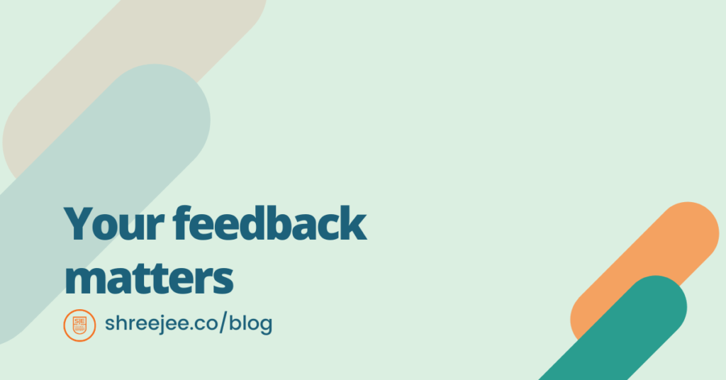 Your opinion matters - Shreejee Electronics